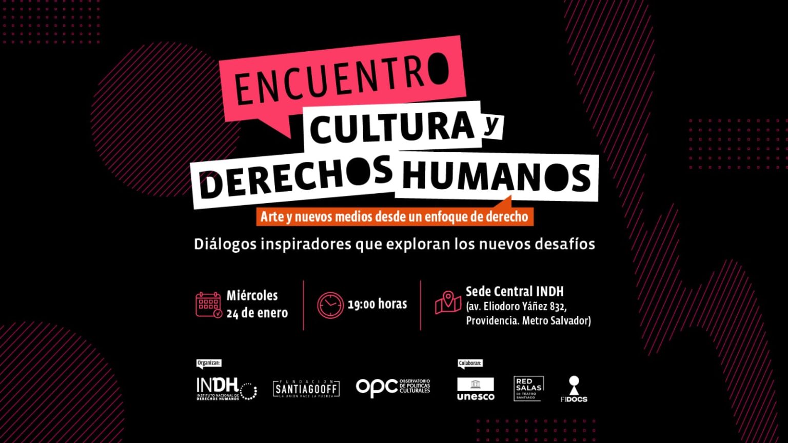 Encuentro Cultura y Derechos Humanos - FUNDACIÓN SANTIAGO OFF